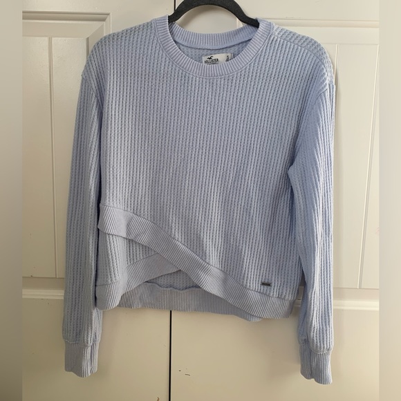 Hollister | Sweaters | Hollister Baby Blue Sweater | Poshmark